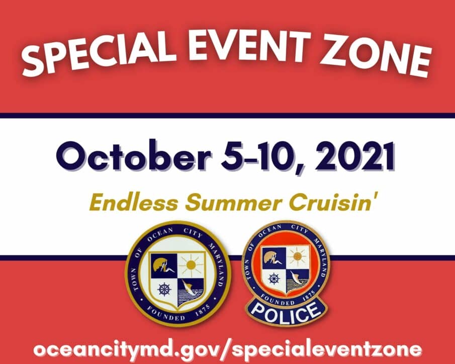 OC Special Event Zone In Effect For Fall Cruisin’ Weekend – WGMD